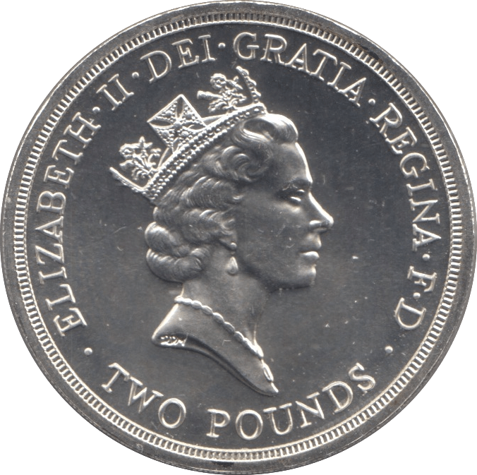 1986 SILVER PROOF TWO POUNDS COMMONWEALTH GAMES SILVER WORLD COINS Cambridgeshire Coins ...