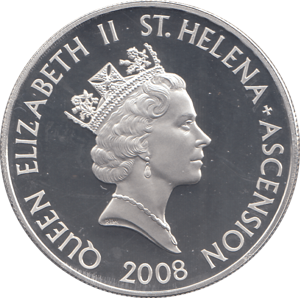 2008 SILVER PROOF HISTORY OF THE RAF FIVE POUNDS ST HELENA SILVER WORLD COINS Cambridgeshire ...