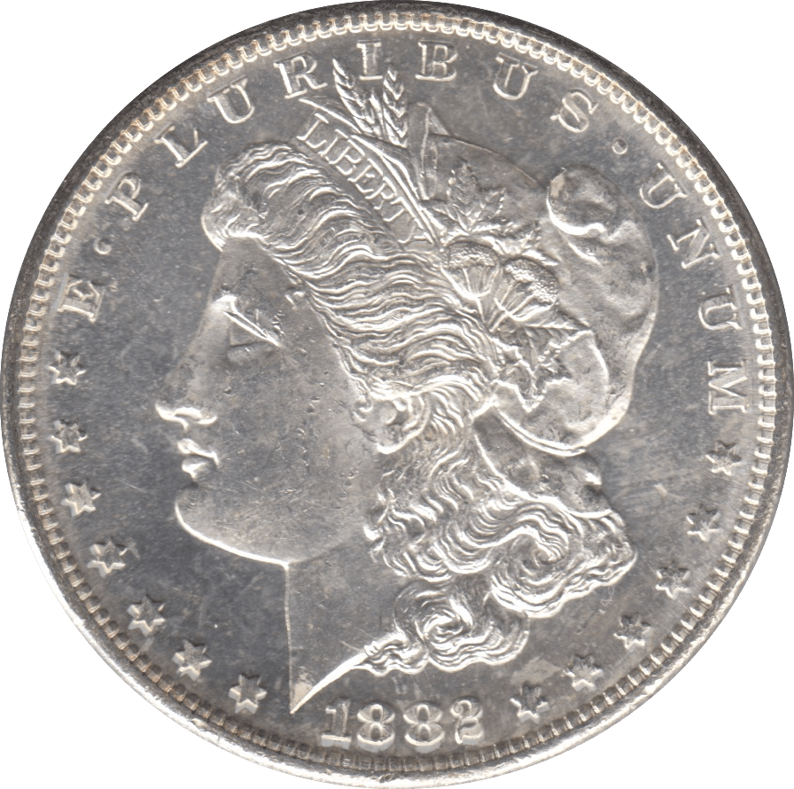 1882 SILVER MORGAN DOLLAR SAN FRANCISCO MINT SILVER WORLD COINS Cambridgeshire Coins ...