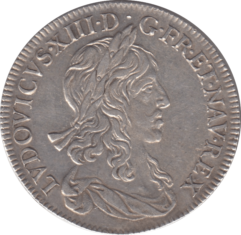 1642 1/2 ECU FRANCE LOUIS XIII SILVER WORLD COINS Cambridgeshire Coins ...