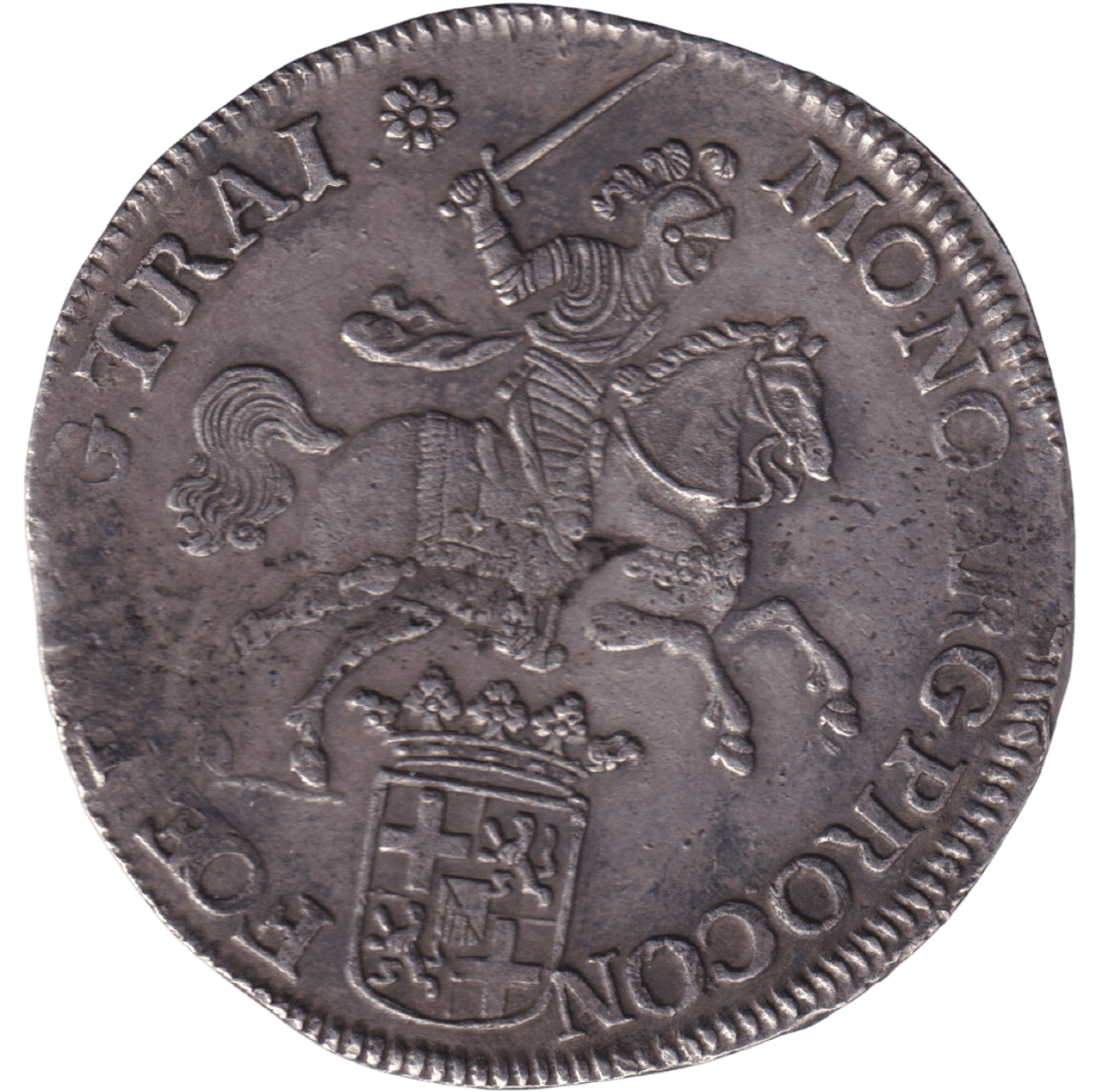 1711 SILVER RIDER DUCATON WEST FRIESLAND NETHERLANDS – Cambridgeshire Coins