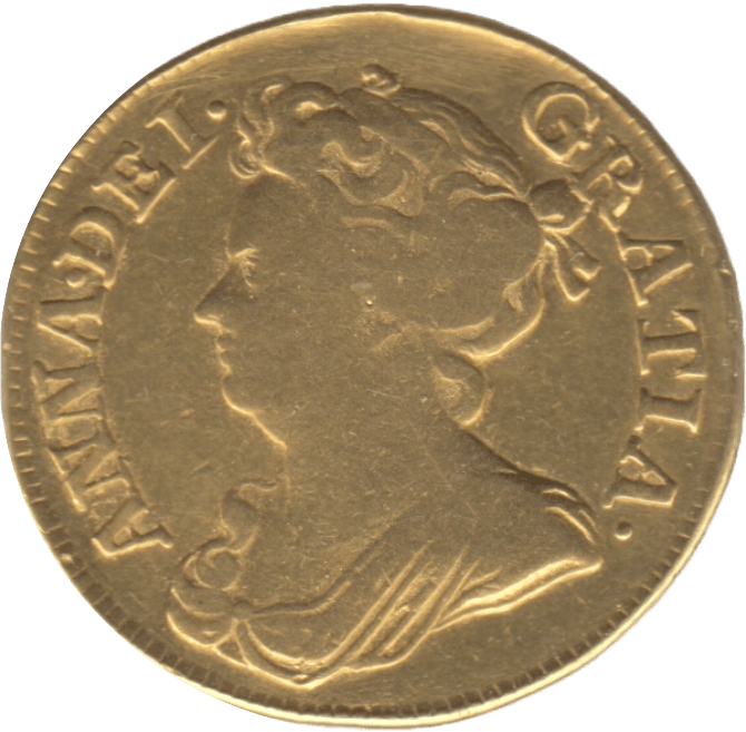 1713 GOLD ONE GUINEA ( GF ) Guineas Cambridgeshire Coins ...