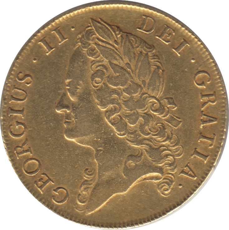 1740 GOLD TWO GUINEA ( VF ) Guineas Cambridgeshire Coins ...