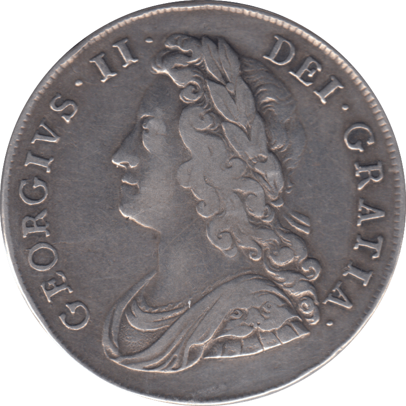 1741 HALFCROWN ( VF ) – Cambridgeshire Coins
