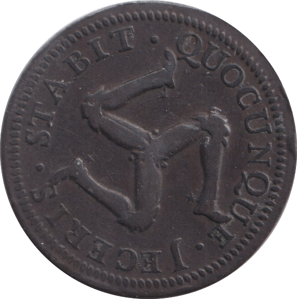 1758 HALFPENNY ISLE OF MAN WORLD COINS Cambridgeshire Coins ...