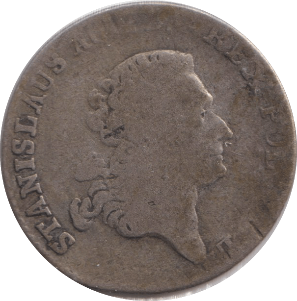 1767 SILVER THREE GROSZE POLISH EMPIRE SILVER WORLD COINS ...