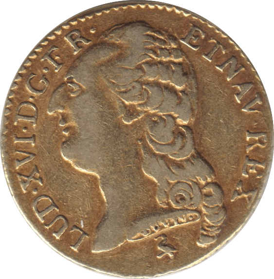 1785 GOLD LOUIS DOR FRANCE – Cambridgeshire Coins