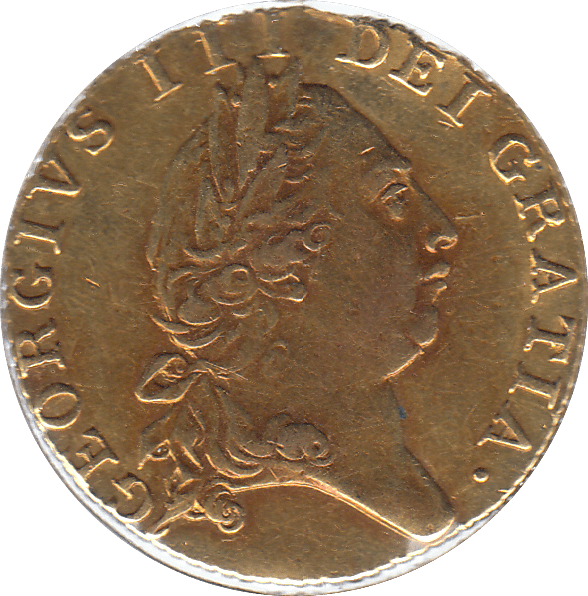 1790 GOLD ONE GUINEA ( GVF ) EX MOUNT Guineas Cambridgeshire Coins ...