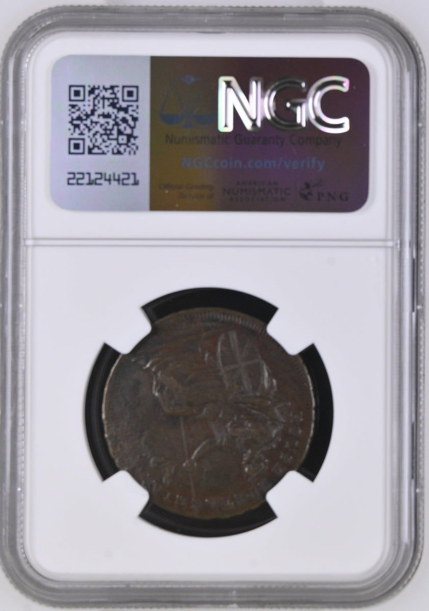 1790 HALFPENNY TOKEN MIDDLESEX SPENCES DEALER IN COINS VF NGC OTHER ...