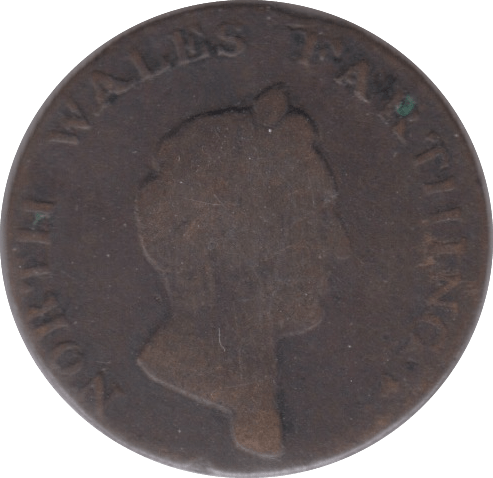 1793 FARTHING TOKEN NORTH WALES FARTHING TOKEN Cambridgeshire Coins ...