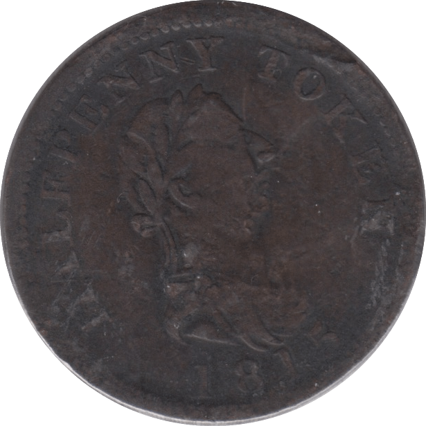 1815 HALF PENNY TOKEN BRITISH COPPER COMPANY HALFPENNY TOKEN ...