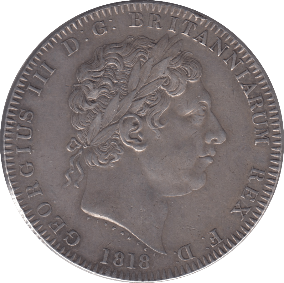 1818 CROWN ( GVF ) CROWN Cambridgeshire Coins – Cambridgeshire Coins