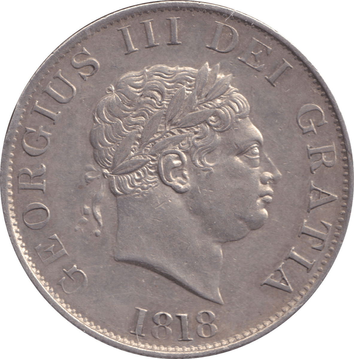 1818 HALFCROWN ( EF ) – Cambridgeshire Coins