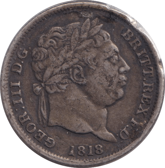 1818 SHILLING ( VF ) SIXPENCE Cambridgeshire Coins – Cambridgeshire Coins