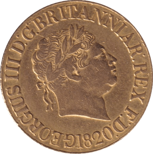1820 GOLD SOVEREIGN ( GVF ) SOVEREIGN Cambridgeshire Coins ...