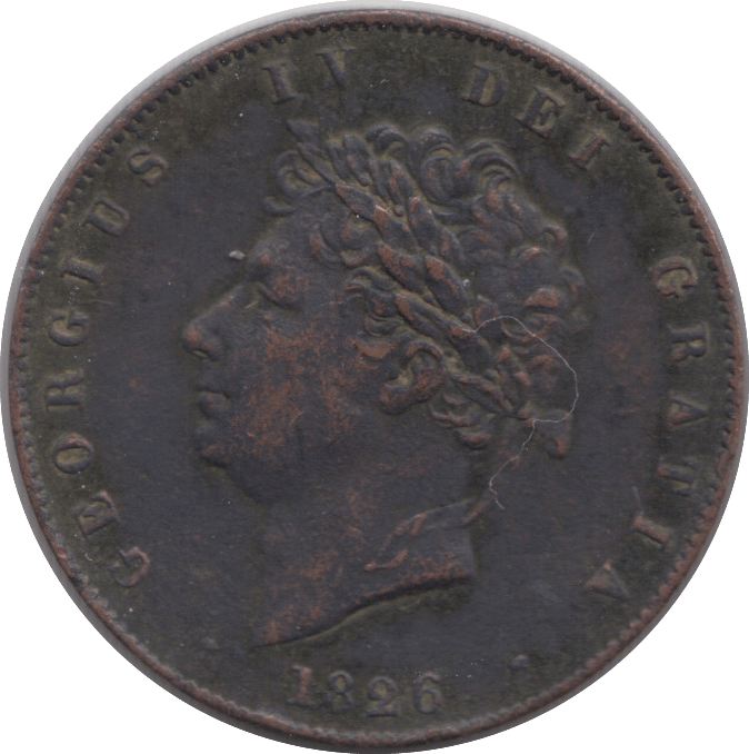 1826 HALFPENNY ( GVF ) Halfpenny Cambridgeshire Coins – Cambridgeshire ...