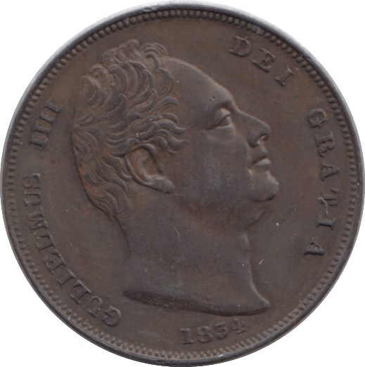 1834 FARTHING ( ) Farthing Cambridgeshire Coins – Cambridgeshire Coins