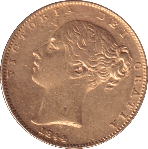 1844 GOLD SOVEREIGN ( EF ) SOVEREIGN Cambridgeshire Coins ...