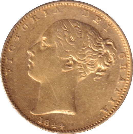 1844 GOLD SOVEREIGN ( GVF ) SOVEREIGN Cambridgeshire Coins ...