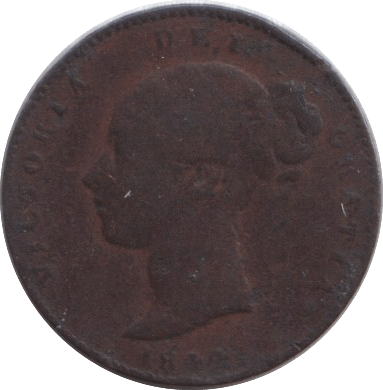 1844 ONE THIRD FARTHING ( FINE ) ONE THIRD FARTHING Cambridgeshire ...