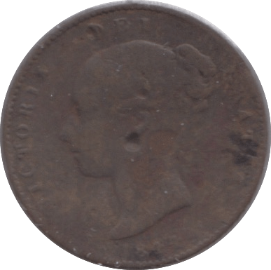 1844 ONE THIRD FARTHING ( FINE ) One Third Farthing Cambridgeshire ...