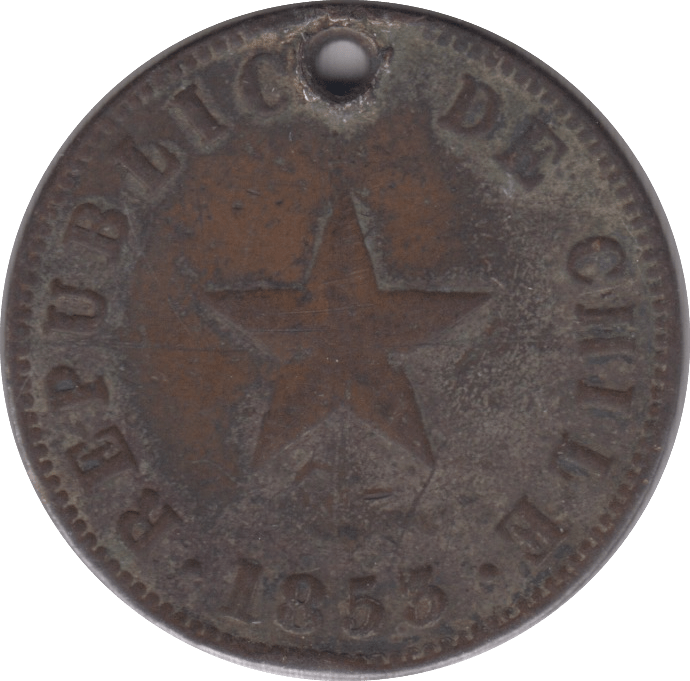 1853 ONE CENTAVOS PORTUGAL WORLD COINS Cambridgeshire Coins ...