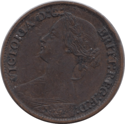 1862 FARTHING ( EF ) Farthing Cambridgeshire Coins – Cambridgeshire Coins