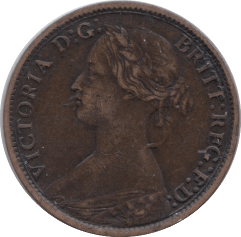 1862 FARTHING ( VF ) Farthing Cambridgeshire Coins – Cambridgeshire Coins