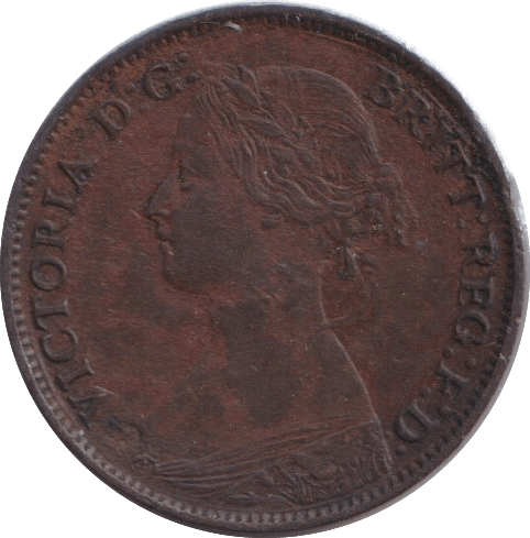 1863 FARTHING ( GVF ) FARTHING Cambridgeshire Coins – Cambridgeshire Coins