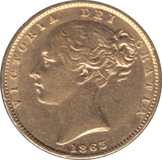1863 GOLD SOVEREIGN ( EF ) SOVEREIGN Cambridgeshire Coins ...