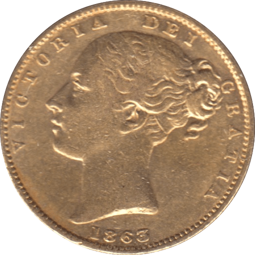 1863 GOLD SOVEREIGN ( GVF ) SOVEREIGN Cambridgeshire Coins ...