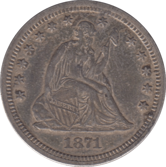 1871 SILVER HALF DOLLAR USA SILVER WORLD COINS Cambridgeshire Coins ...