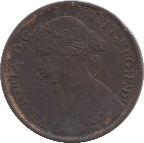 1872 FARTHING ( GVF ) Farthing Cambridgeshire Coins – Cambridgeshire Coins