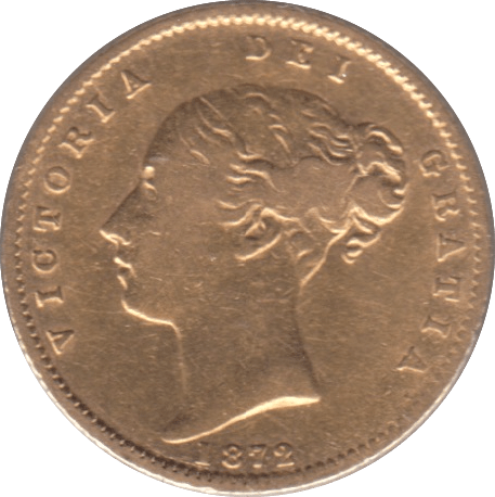 1872 GOLD HALF SOVEREIGN ( VF ) SYDNEY HALF SOVEREIGN Cambridgeshire ...