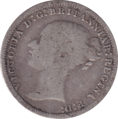 1876 3 PENCE ( FINE ) Three Half Pence Cambridgeshire Coins ...