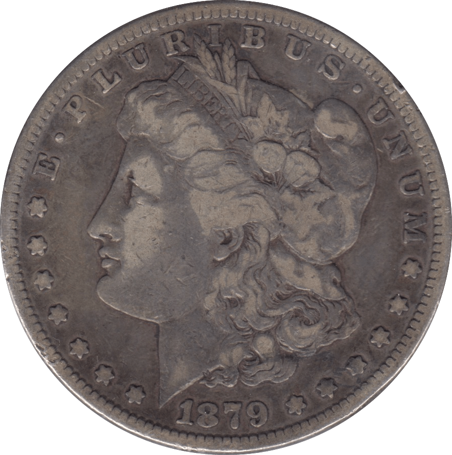 1879 MORGAN DOLLAR USA SAN FRANCISCO MINT SILVER WORLD COINS ...