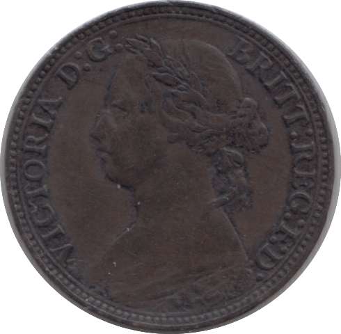 1880 FARTHING ( EF ) Farthing Cambridgeshire Coins – Cambridgeshire Coins