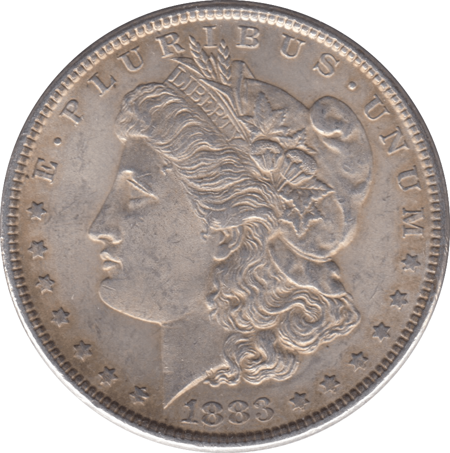 1883 SILVER MORGAN DOLLAR PHILADELPHIA MINT SILVER WORLD COINS ...