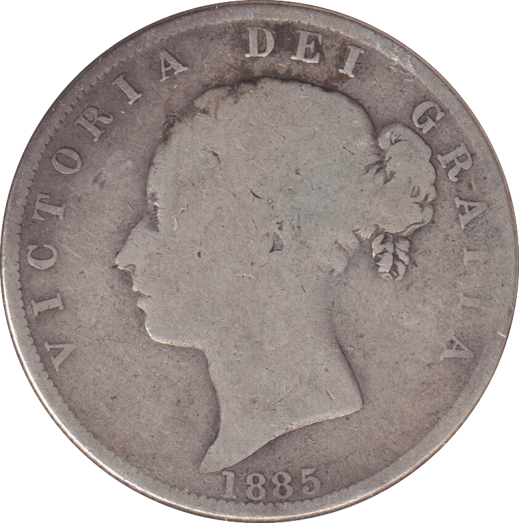 1885 HALFCROWN ( FINE ) 1 – Cambridgeshire Coins