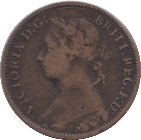 1887 FARTHING ( FINE ) Farthing Cambridgeshire Coins – Cambridgeshire Coins