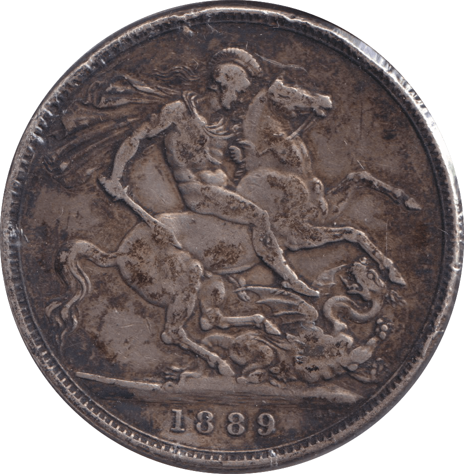1889 CROWN ( FINE ) 6 – Cambridgeshire Coins