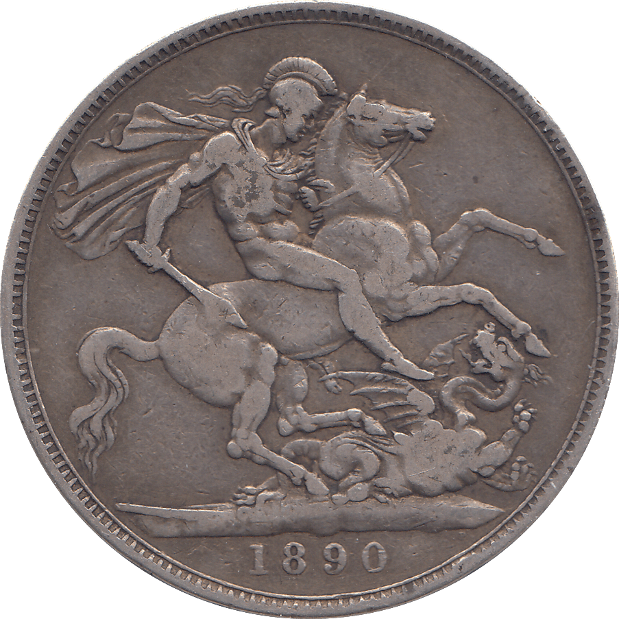 1890 CROWN ( FINE ) – Cambridgeshire Coins