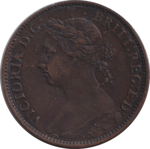 1891 FARTHING ( EF ) FARTHING Cambridgeshire Coins – Cambridgeshire Coins