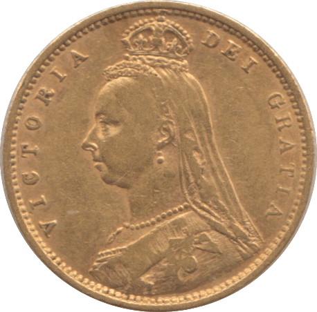 1892 GOLD HALF SOVEREIGN ( GVF ) HALF SOVEREIGN Cambridgeshire Coins ...