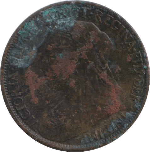 1895 FARTHING ( FAIR ) FARTHING Cambridgeshire Coins – Cambridgeshire Coins