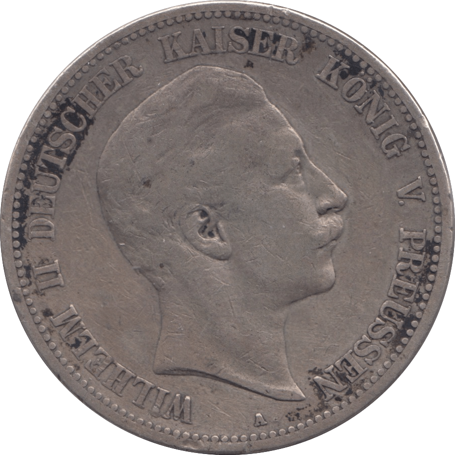 1895 SILVER 5 MARK RUSSIA SILVER WORLD COINS Cambridgeshire Coins ...