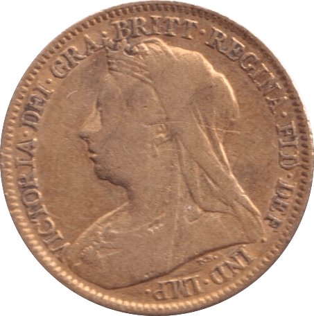 1897 HALF SOVEREIGN ( VF ) HALF SOVEREIGN Cambridgeshire Coins ...