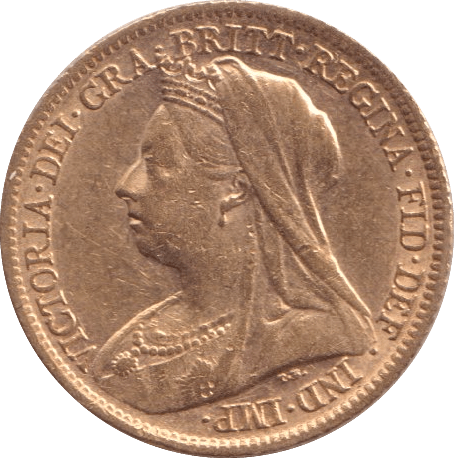 1899 GOLD HALF SOVEREIGN ( GVF ) HALF SOVEREIGN Cambridgeshire Coins ...