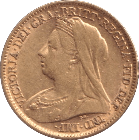 1899 GOLD HALF SOVEREIGN ( GVF ) HALF SOVEREIGN Cambridgeshire Coins ...