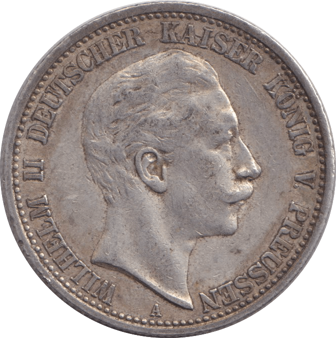 1902 TWO MARK BERLIN SILVER WORLD COINS Cambridgeshire Coins ...